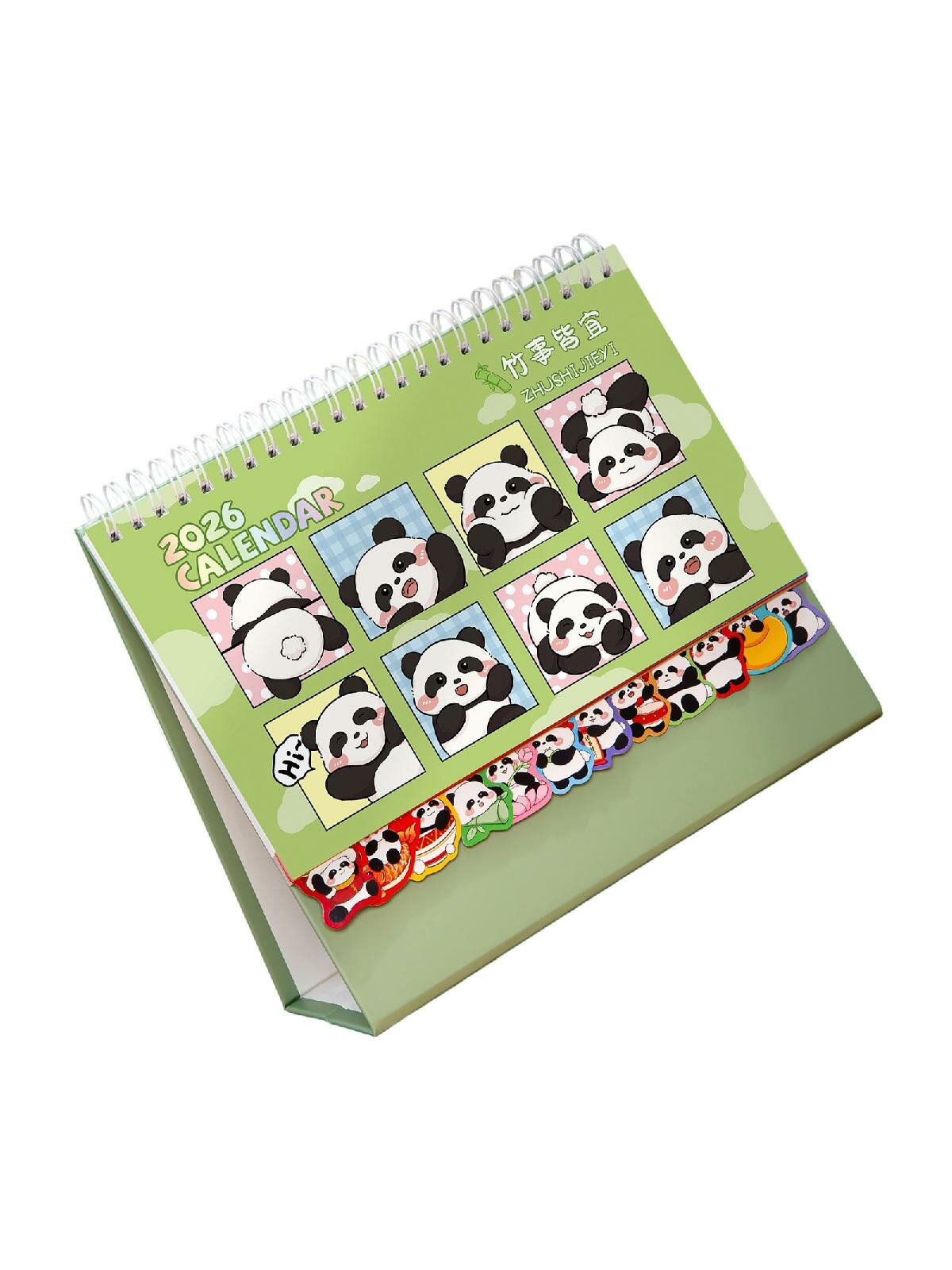 2026 Ежемесячный Настольный Календарь-ежедневник Для домашнего Офиса, Органайзеры Декоров рабочего стола