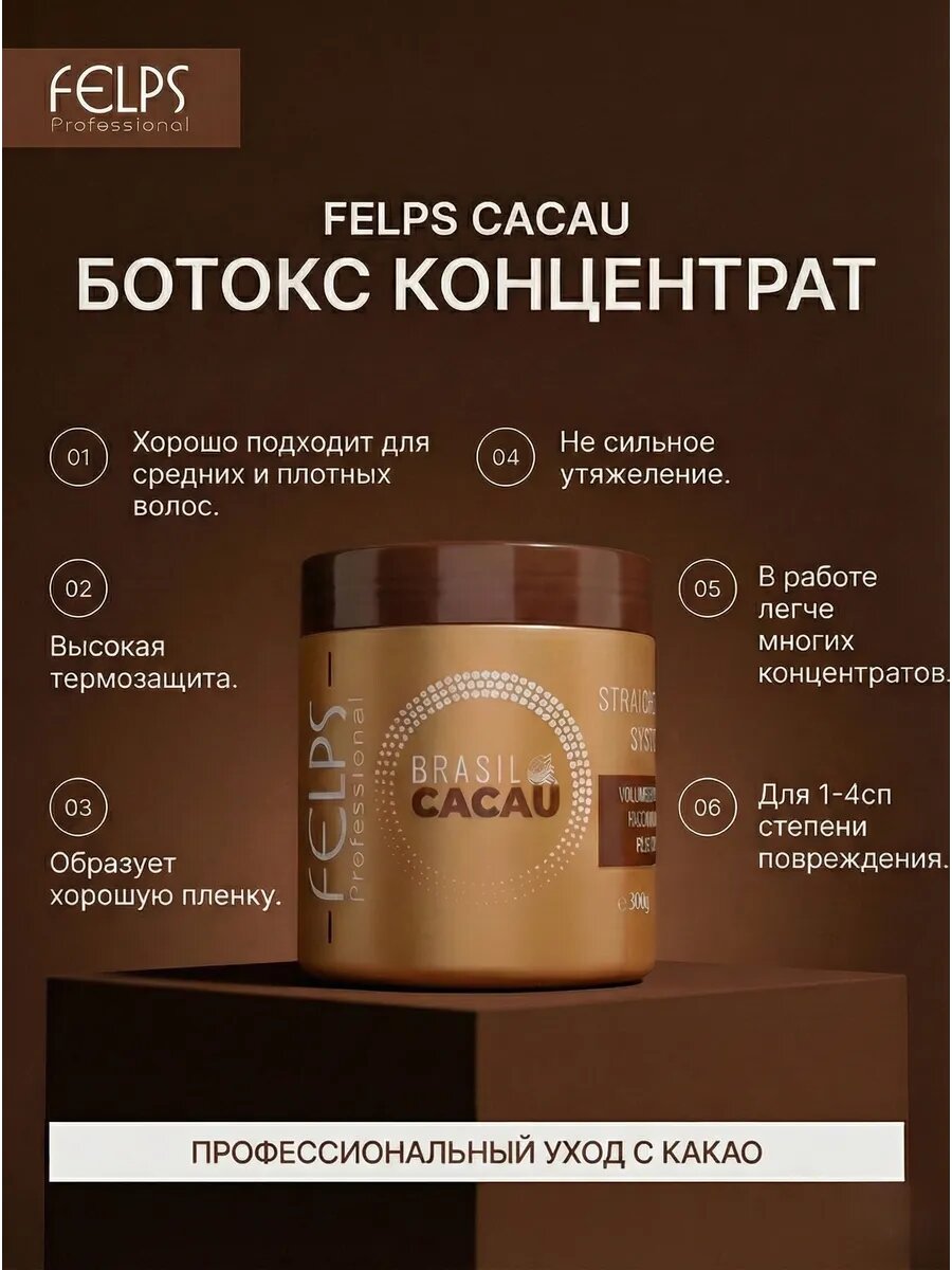 Felps Cacau ботокс