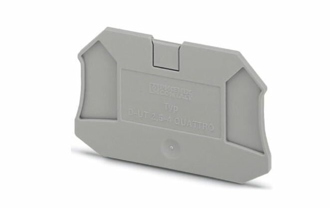 10ШТ Phoenix contact 3047170 D-UT 2,5/4-QUATTRO Концевая крышка для клемм