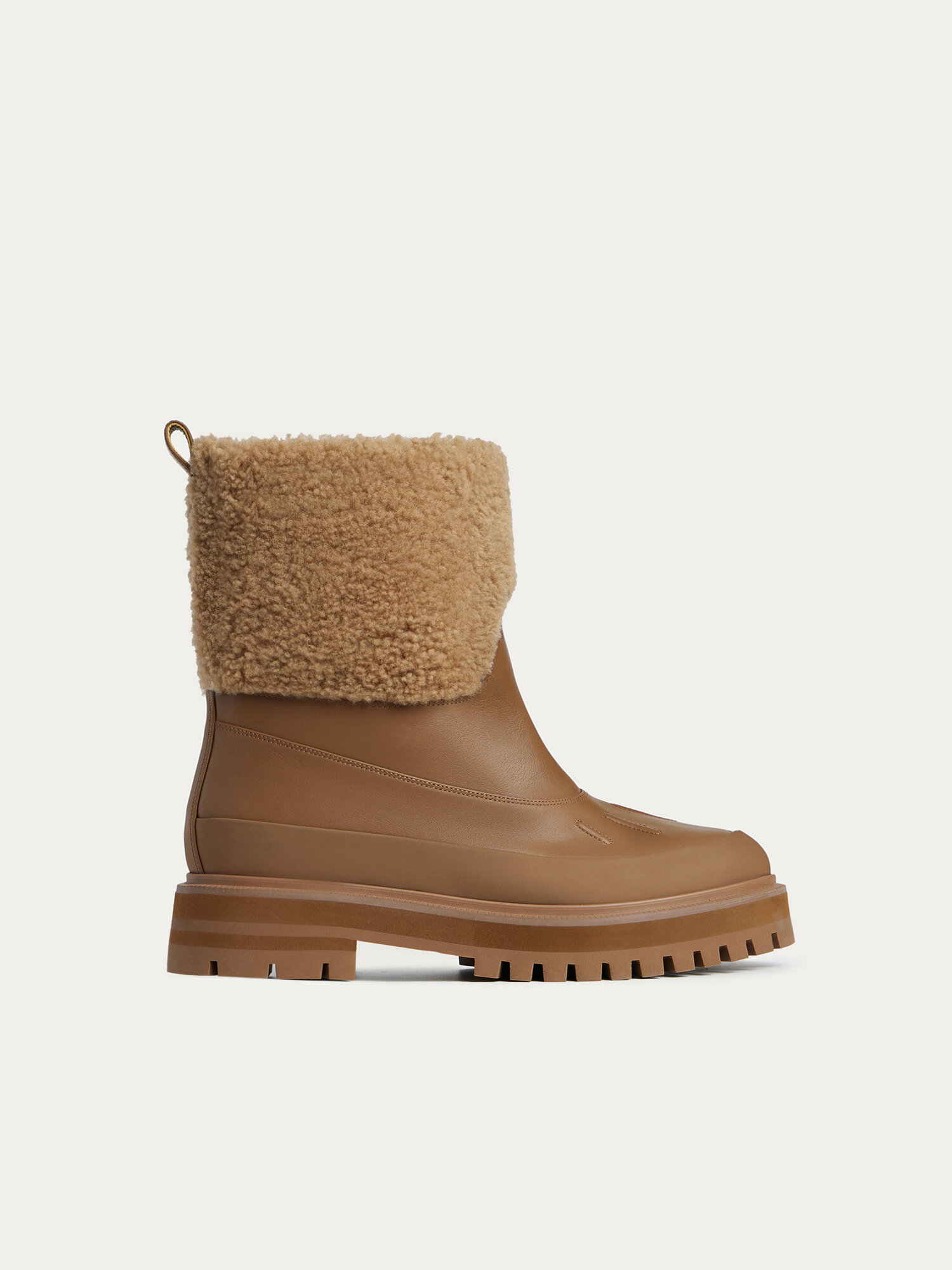 Ботинки с шерстью