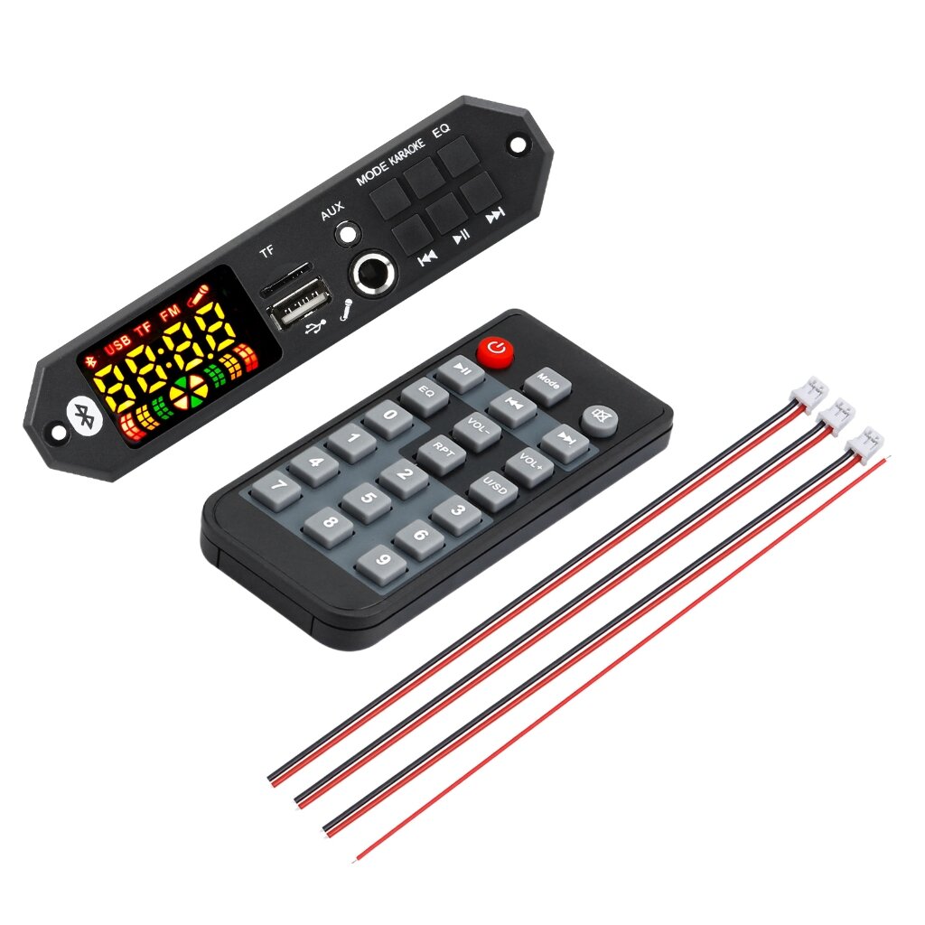 MP3 Декодер Плата с Усилителем 2x40W и Bluetooth 5.0