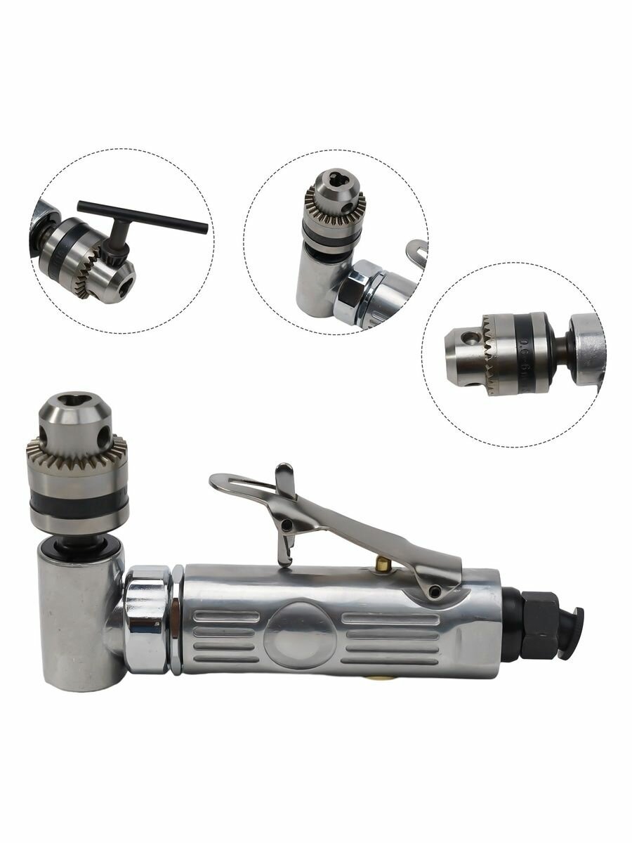 Прямоугольная шлифовальная машина 1/4 высокоскоростная угловая дрель с углом 90 пневматическая