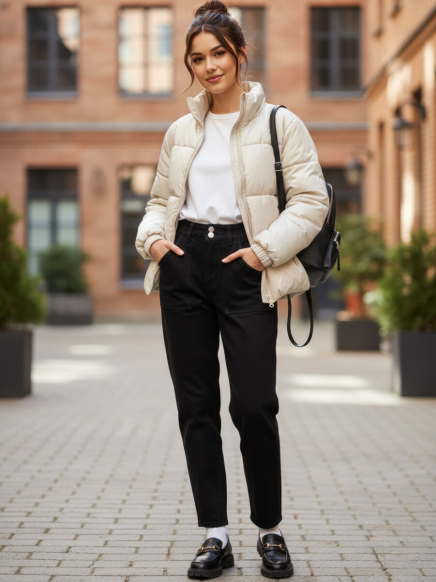 Брюки трубы