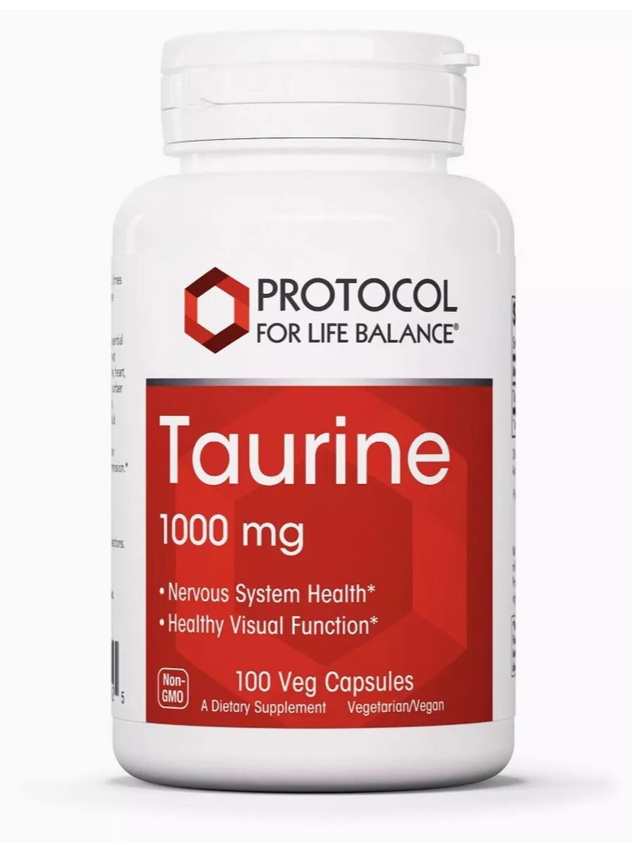 Таурин сша iherb аминокислота taurine 1000 mg