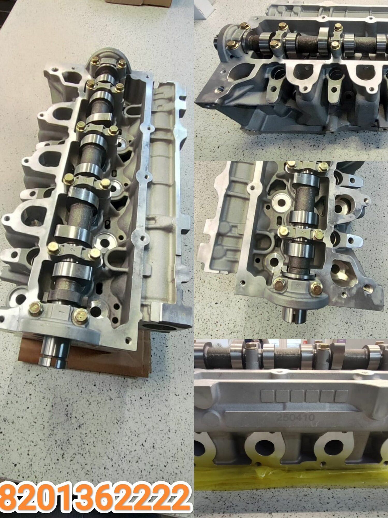 Головка блока цилиндров 8201362222 , Renault 1.5 K9K в сборе с распредвалом