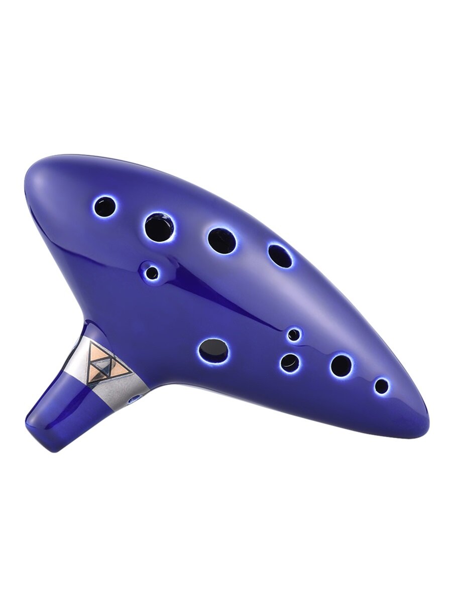 Керамическая окарина с 12 отверстиями, флейта для сосуда Альт Си, Духовой музыкальный инструмент