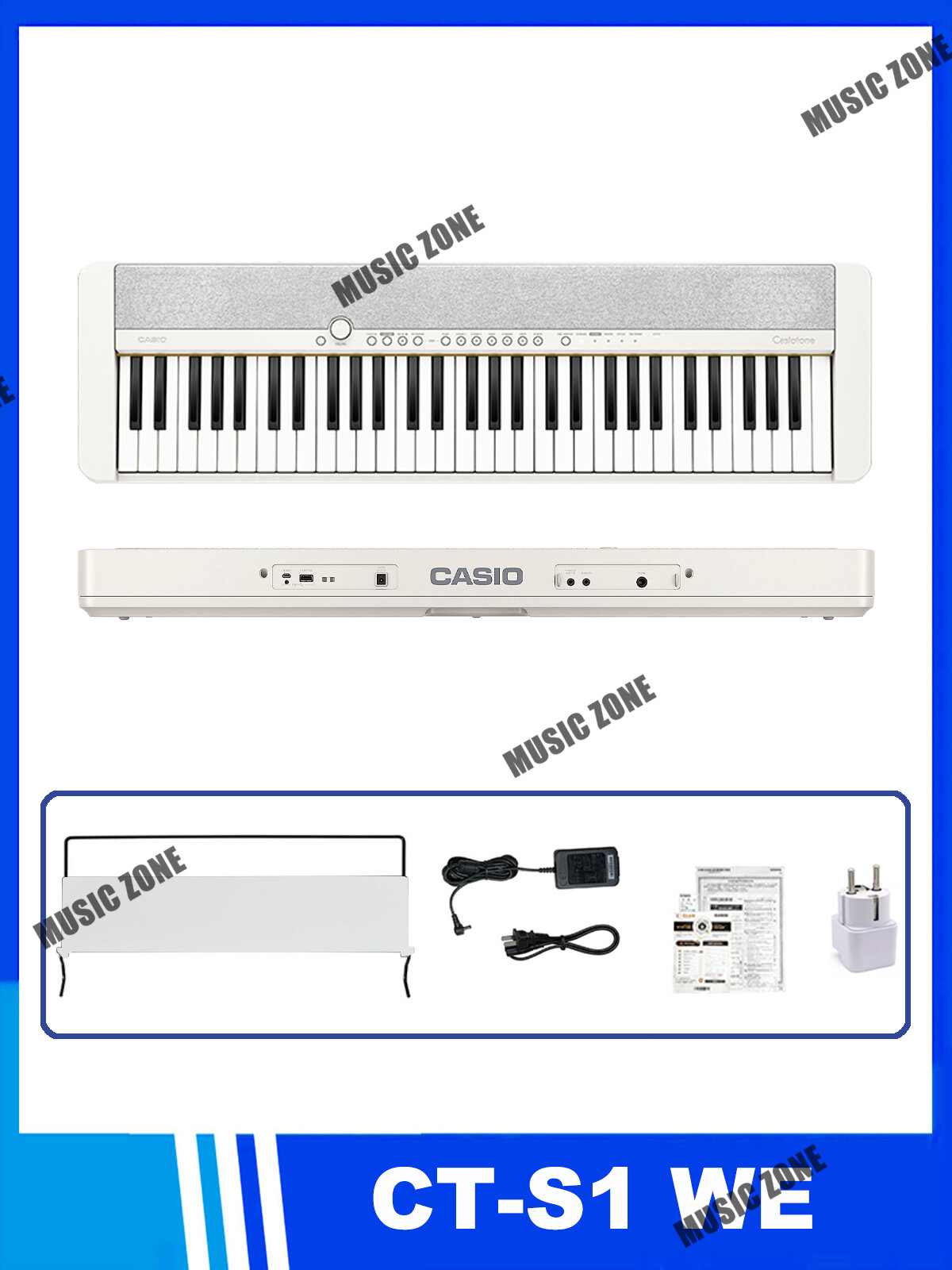 Casio CT-S1 Цифровой синтезатор Casiotone CT-S1WE