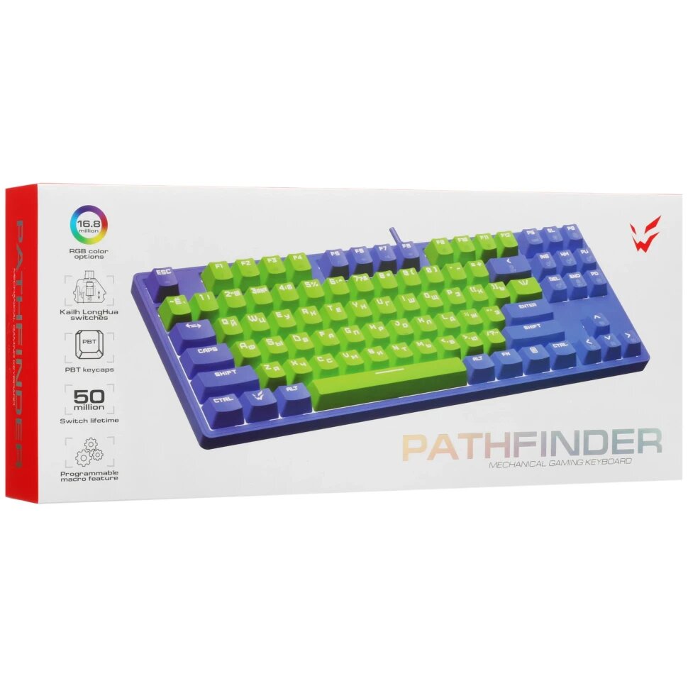 Клавиатура проводная ARDOR GAMING Pathfinder [AG-FL-Pa87LRed-GP]