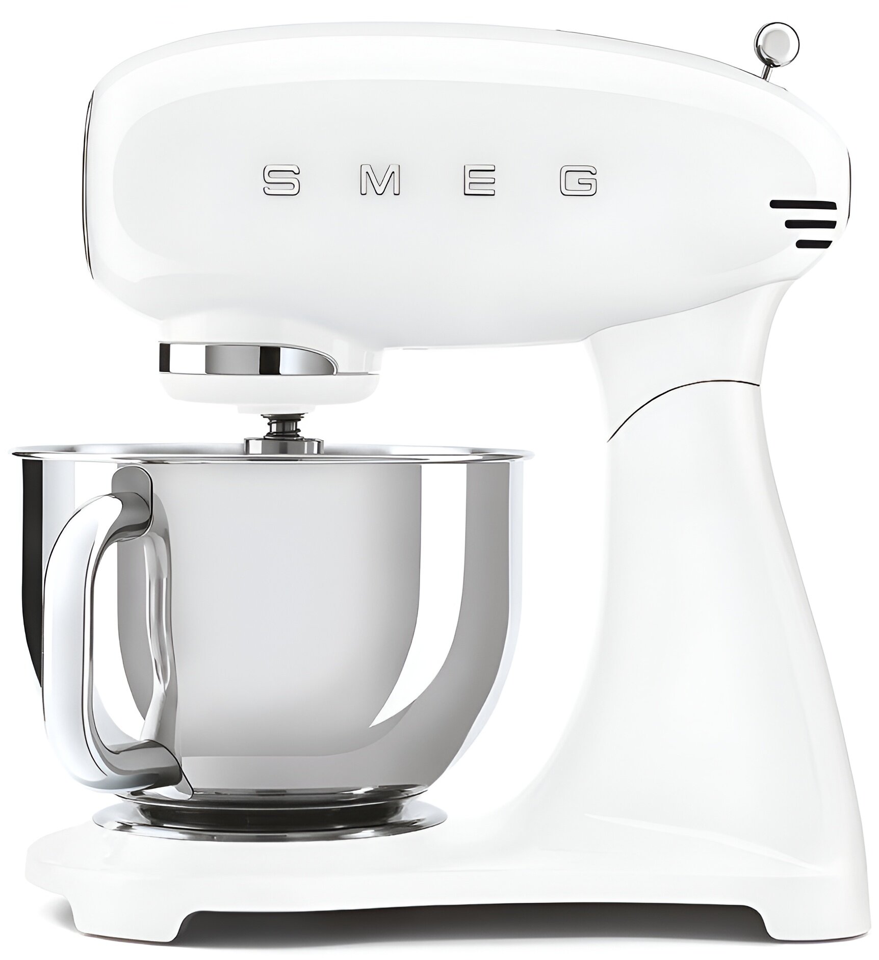 Планетарный Миксер Smeg SMF03WHEU, 800Вт, 4,8л, Нержавеющая Сталь