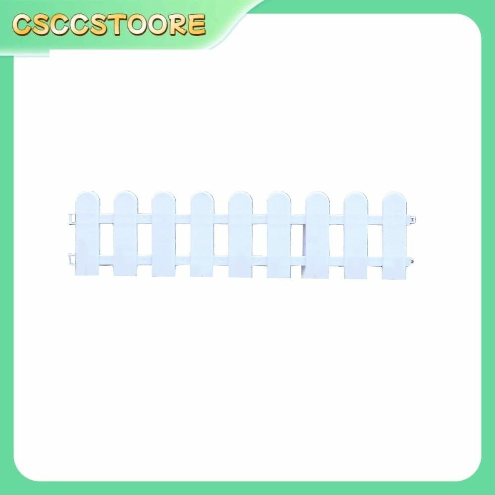 Белый садовый штакетник 50x13 см