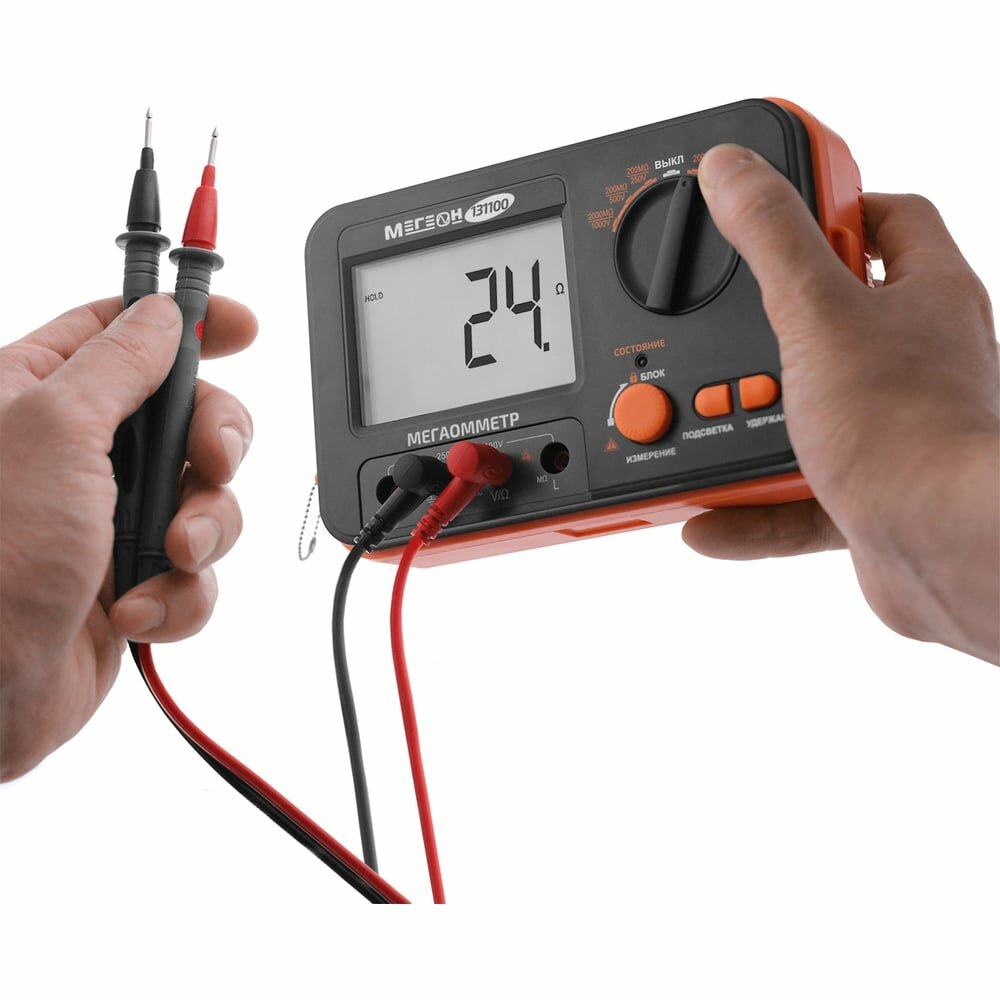 Мегаомметр мегеон 131100