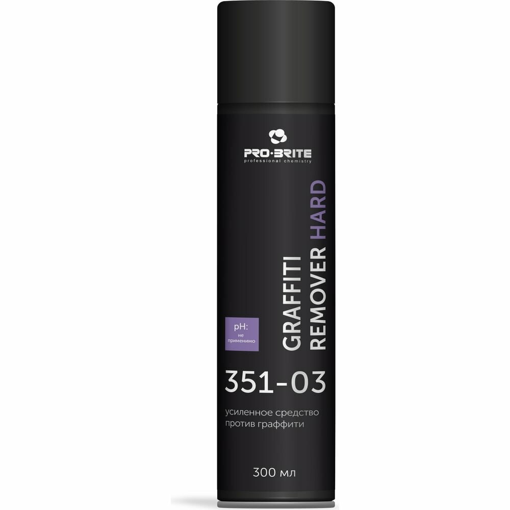 Усиленное аэрозольное средство для удаления граффити Pro-Brite GRAFFITI REMOVER HARD 0.3 л 351-03