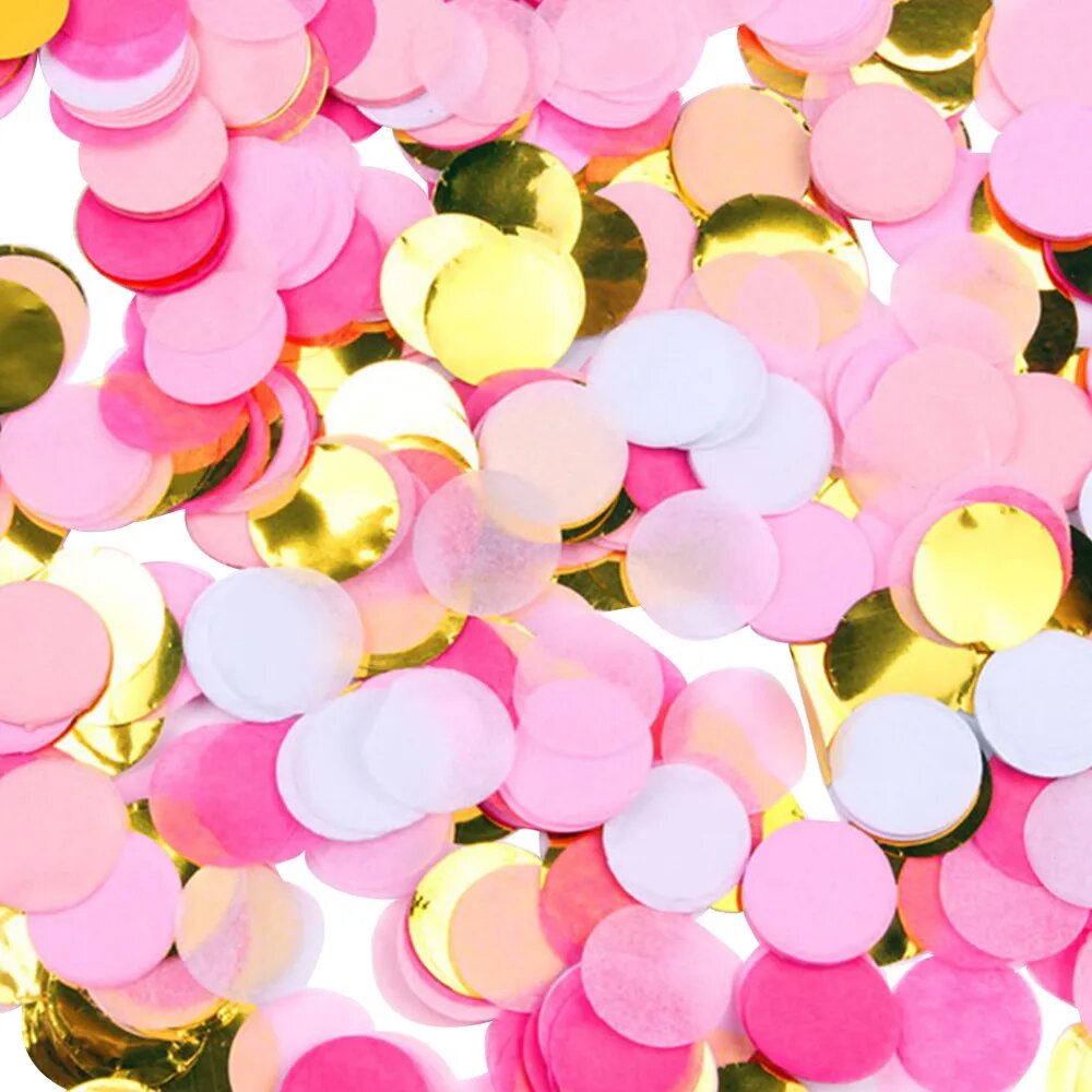 Конфетти синий