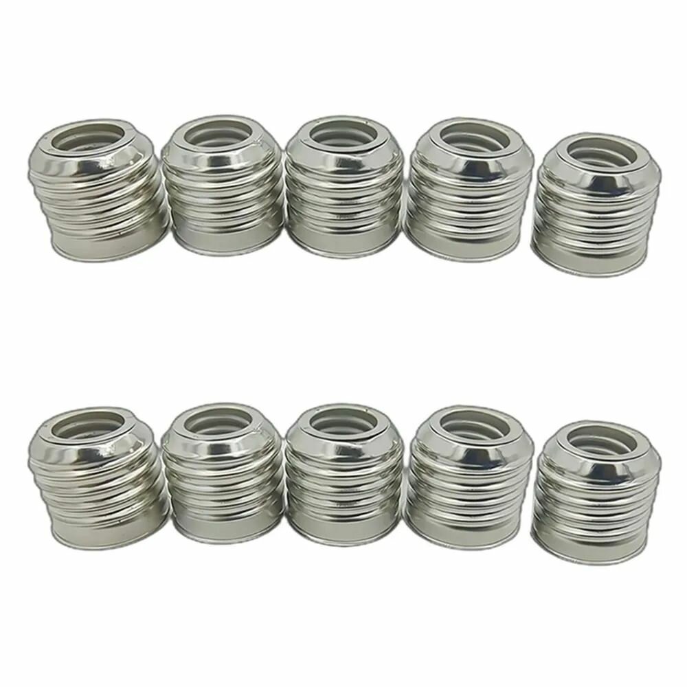 Переходник с патрона E27 на E14, огнестойкие переходники для цоколя, адаптер для лампочки, аксессуары для освещения