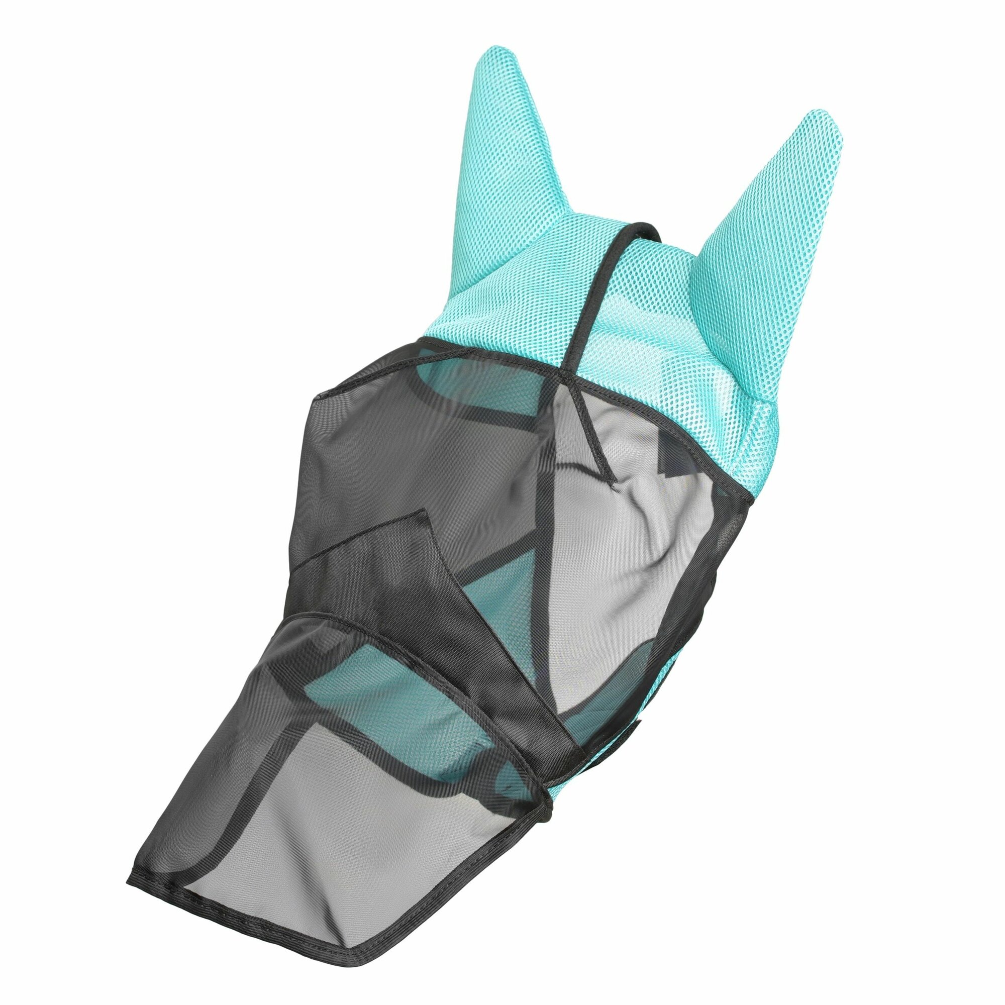 Маска антимоскитная для лошади с защитой носа AIR MAX, Cob, мята