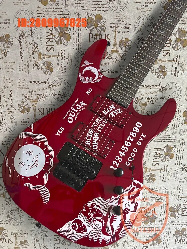 Электрогитара Лунная богиня идентичная модель ESP /Двойная встряска гитара электрическая 6-струнная 39"