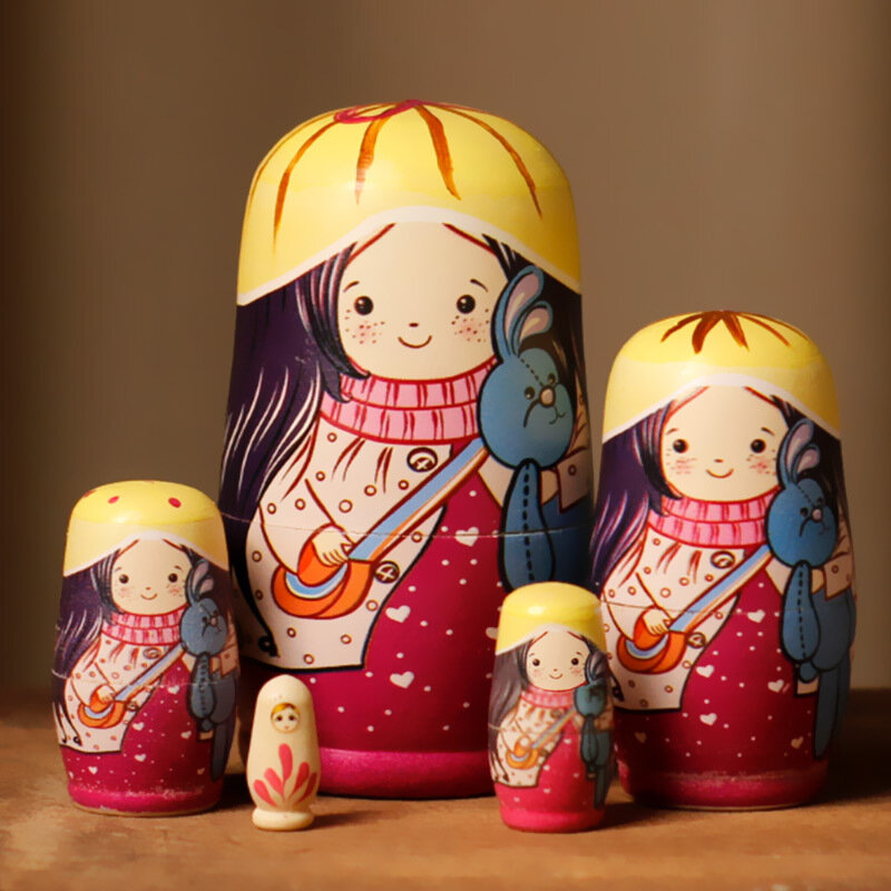 Русская матрёшка 5, 7, 10 слоёв 15 слоёв деревянная раскрашенная игрушка для путешествий сувенир подарок