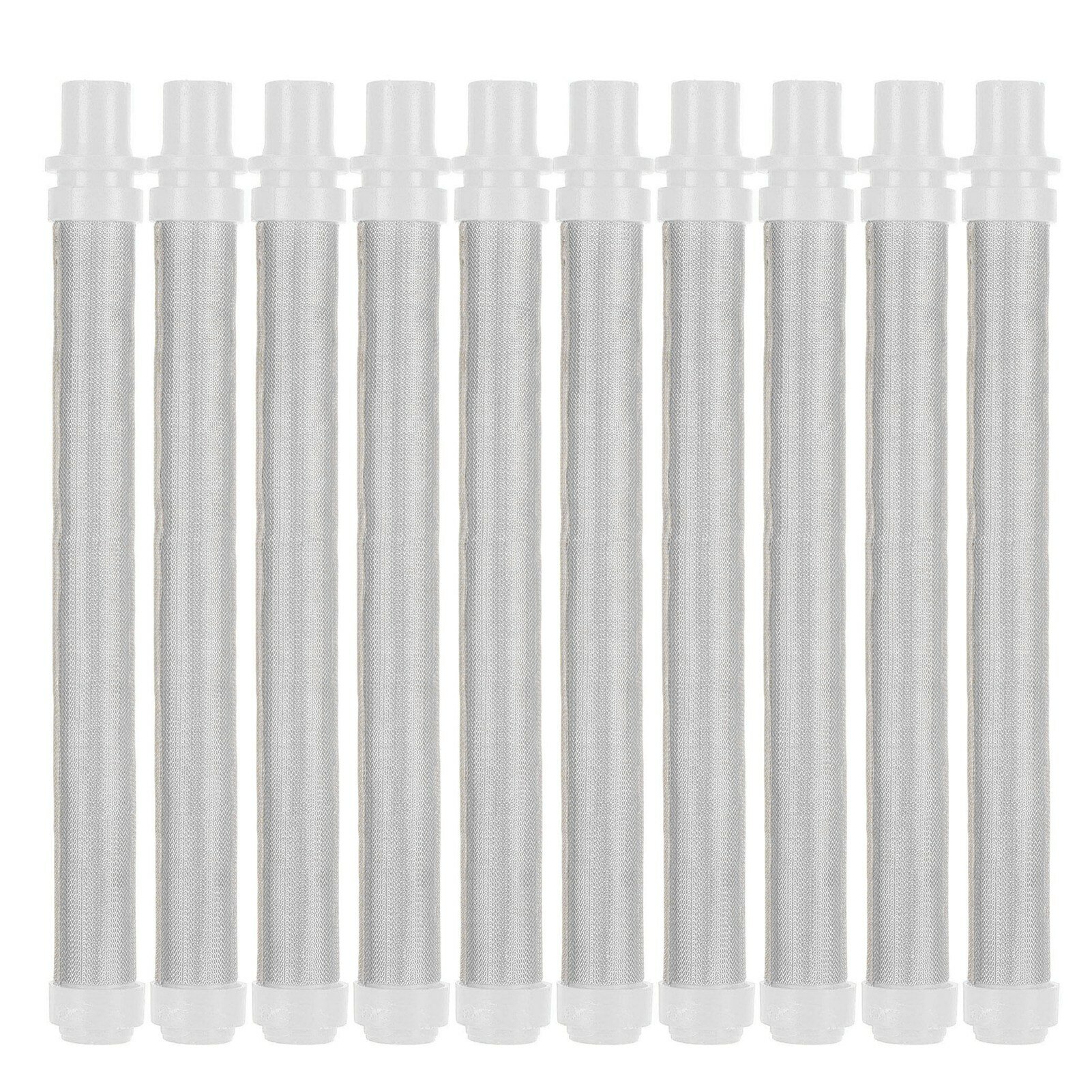 10 шт, безвоздушный распылитель, фильтр для вторичного рынка, сменные высокоэффективные аксессуары для краски, белый, 50 меш