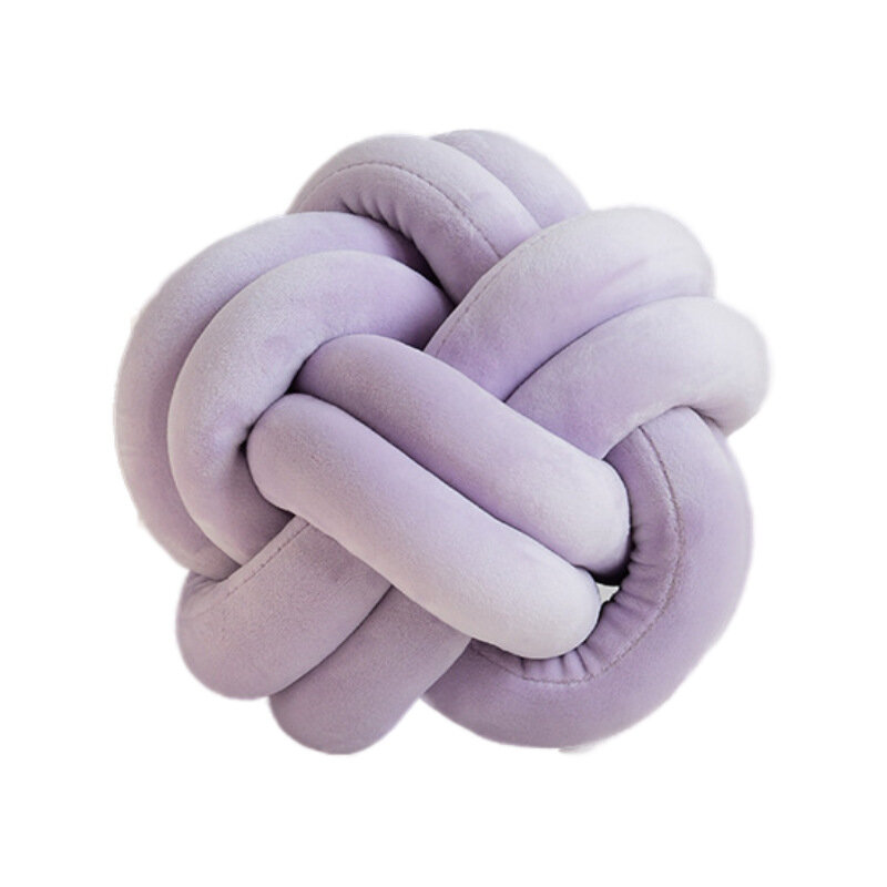 Подушка неправильной формы, домашняя подушка в форме шара, завязанная шаровая подушка, европейский стиль, ручная работа, DIY, плетеная подушка, мягкая короткая плюшевая