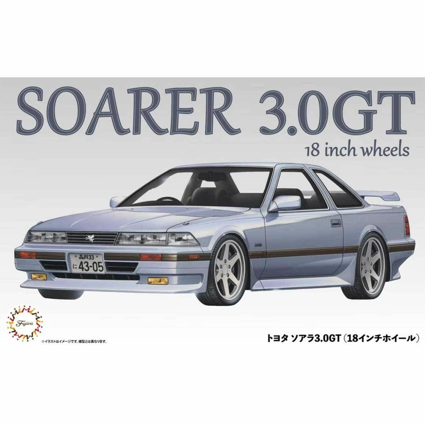 Сборная модель Машинка Fujimi-04800 1/24 Toyota Soarer 3.0GT 18 inch wheels car model kit