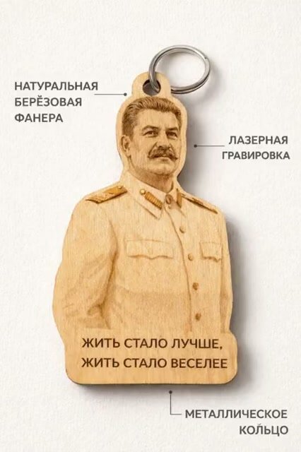 Брелок, бежевый — фото 1