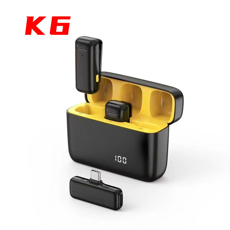 J3 Новая частная модель беспроводного петличного микрофона для мобильного телефона, прямой трансляции, шумоподавление, интервью, мини-микрофон