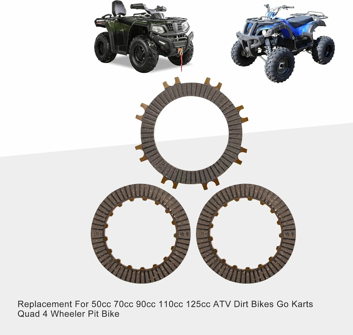 Диски сцепления на мопед ALPHA, ORION 125.