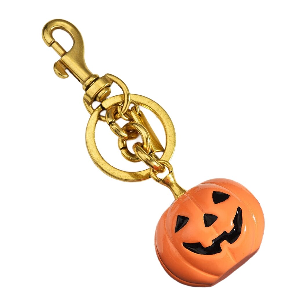 Хэллоуин Тыква Брелок В Подарок Милый Шарм Школьный Рюкзак Телефон Кулон Стильный Тыквенный Брелок Орнамент Оранжевого Цвета