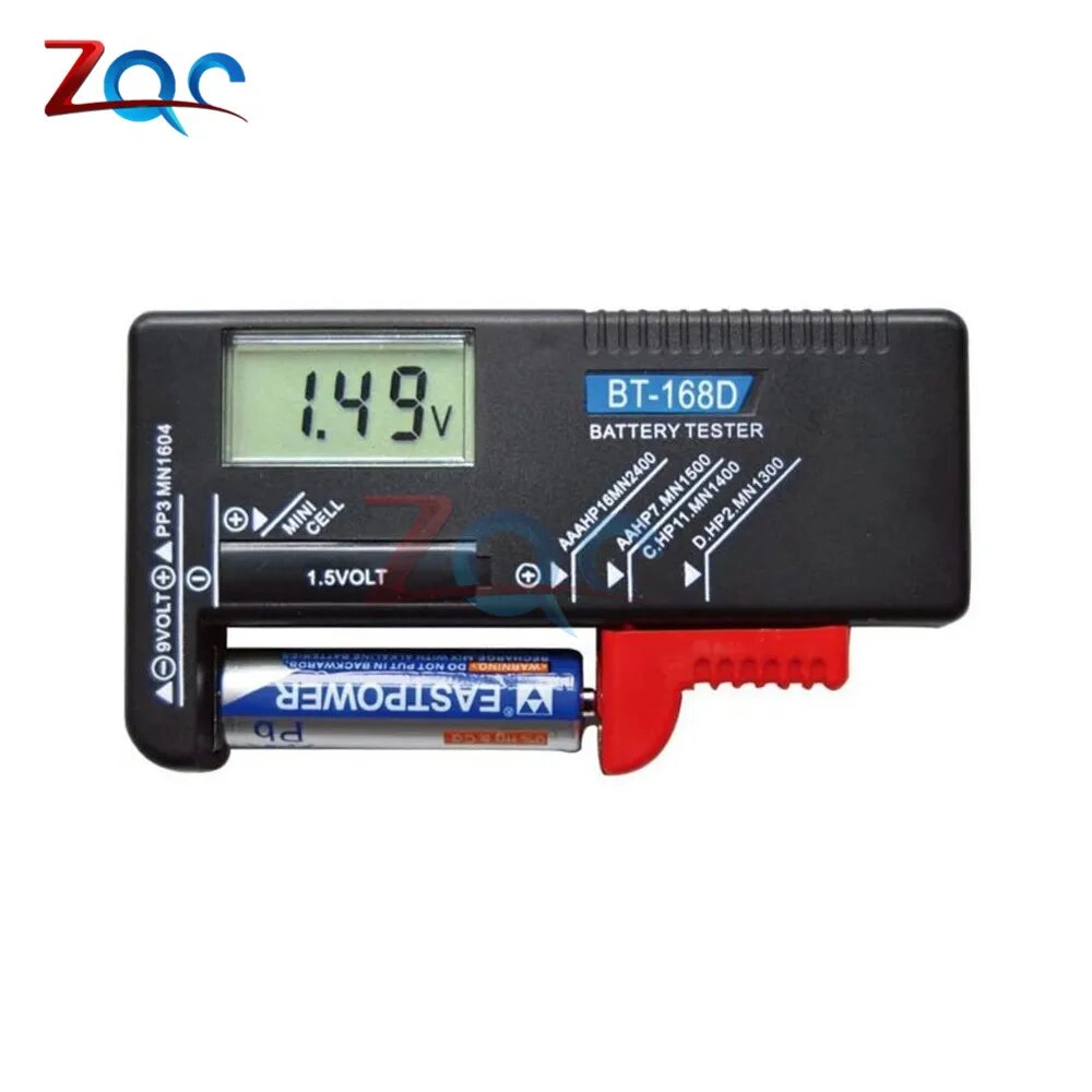 Цифровой тестер батарей diymore BT-168D Digital