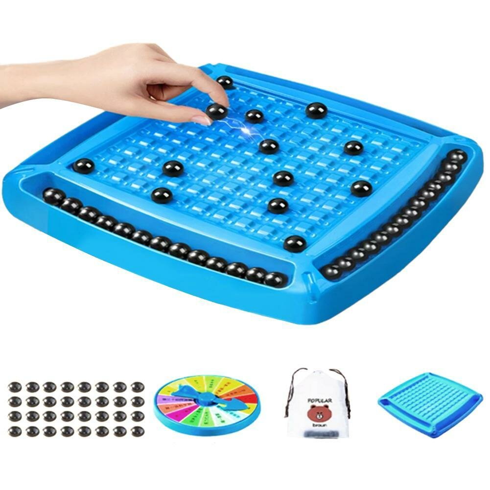 Настольная логическая игра магнитный бой 32 шарика