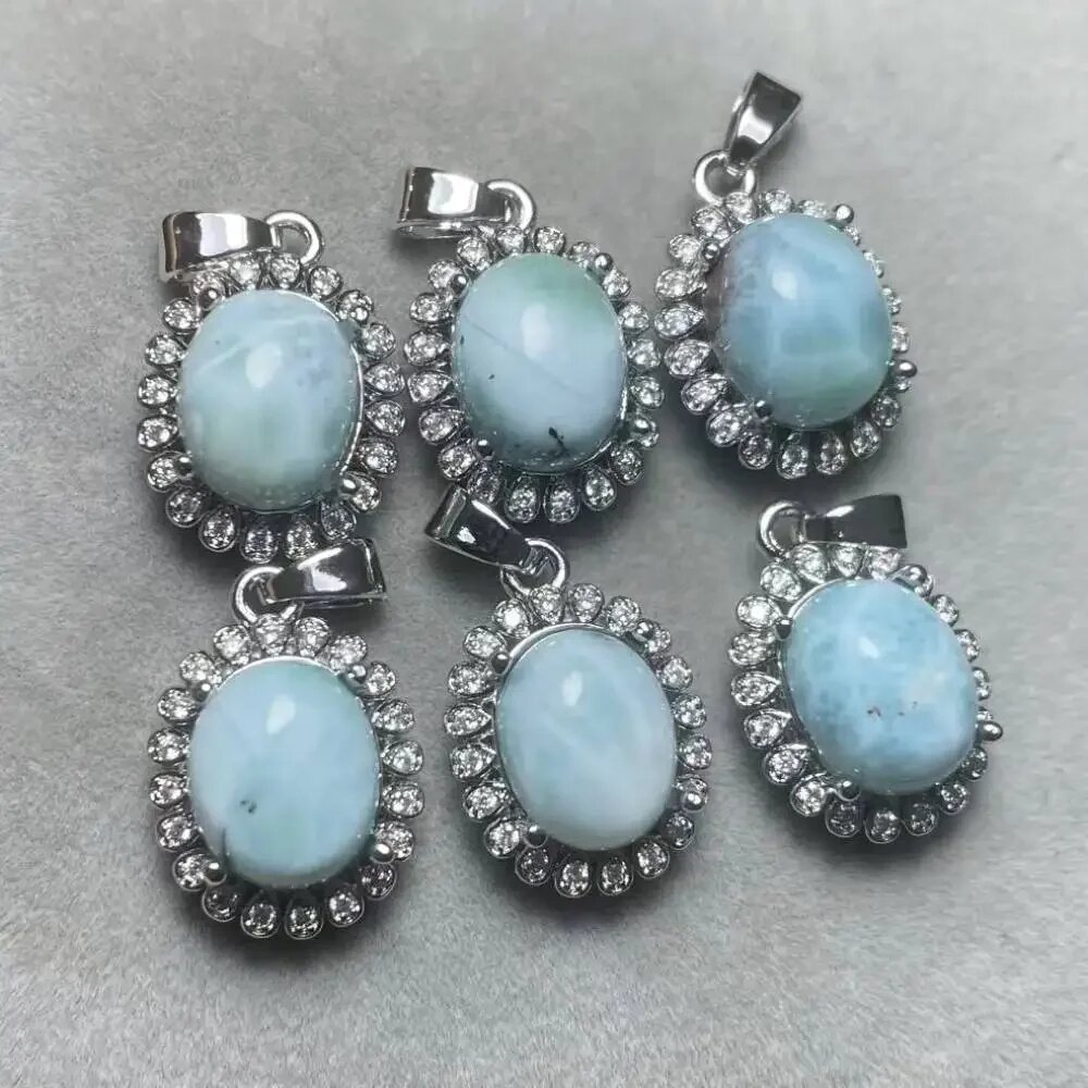 Бисер AKAC лунный камень-кианит-ларимар-аметист-малахит-кунзит larimar 5pcs