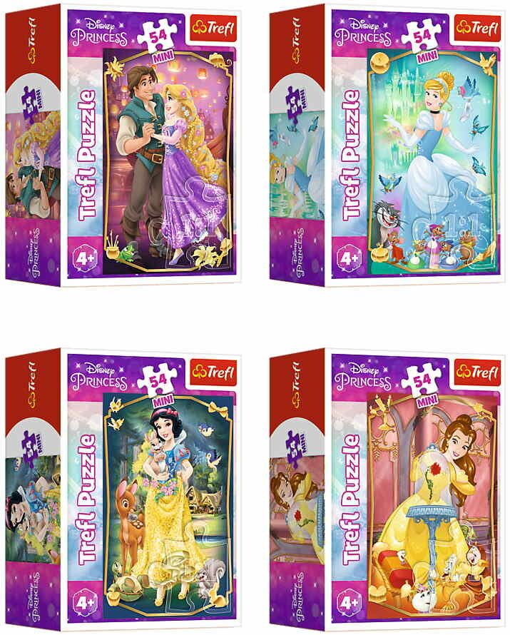Trefl Пазл Прекрасные принцессы mini 54 детали 54191 в ассортименте с 4 лет