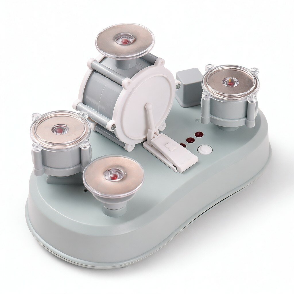 Мини барабанная установка для пальцев Touch Drum перкуссионный инструмент ремесленный настольный инструмент игра музыкальный подарок для улучшения ловкости рук с несколькими режимами портативная миниатюрная барабанная установка для пальцев, цвет: