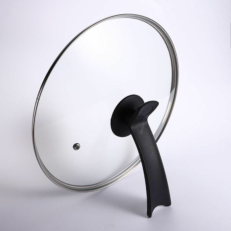 Крышка кастрюли из закаленного стекла, антипригарная крышка для кастрюли, пароварка, прозрачная крышка для сковороды 30 32, универсальная круглая ручка, бесплатная доставка