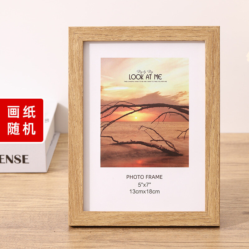 Минималистичная фоторамка, деревянная подставка для демонстрации, горизонтальная рамка 6inch 7inch 8inch 10inch A4, рамка для пазла, рамка для масляной живописи