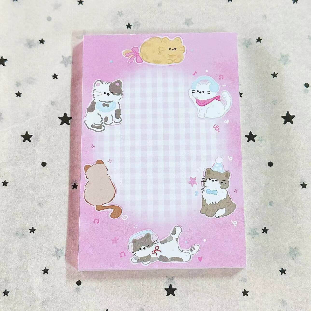 INS корейский стиль милый бантик простой блокнот для заметок нишевый высококачественный блокнот для сообщений студенческий дневник материал