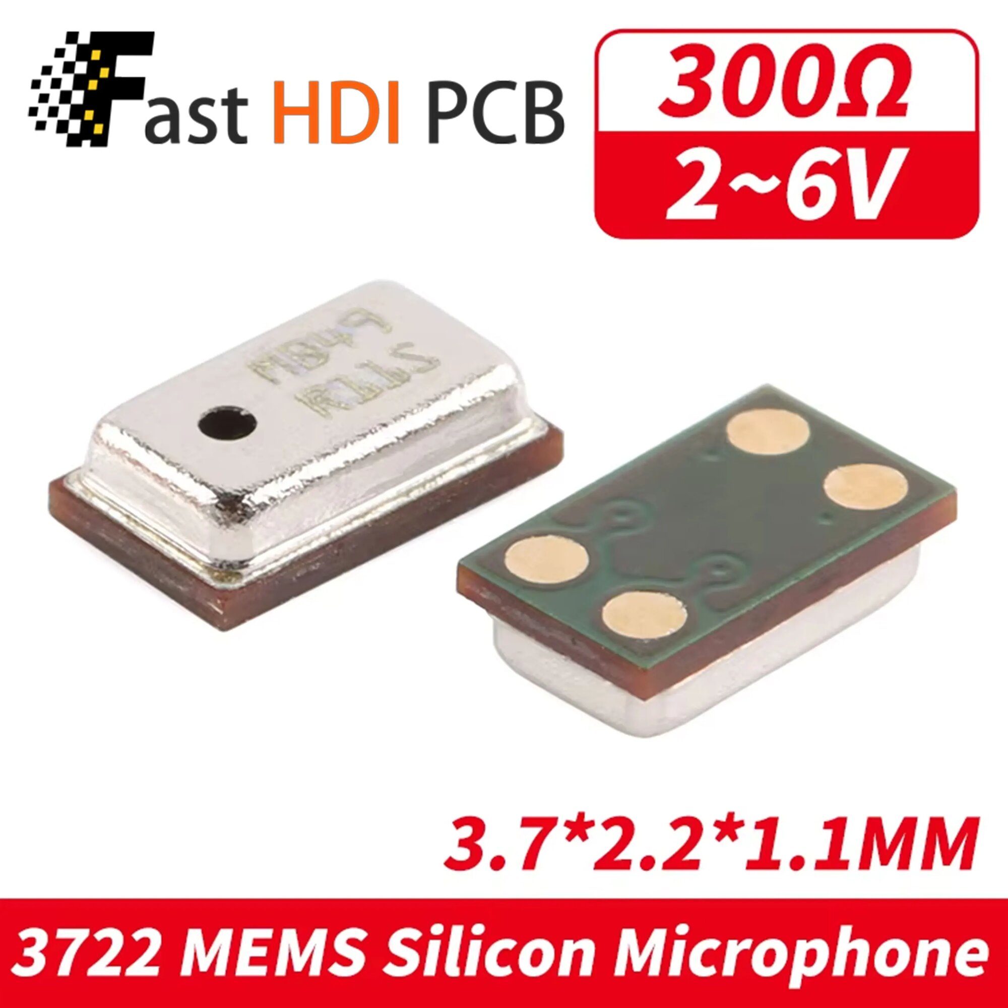 MEMS микрофоны 2718/3722/3729