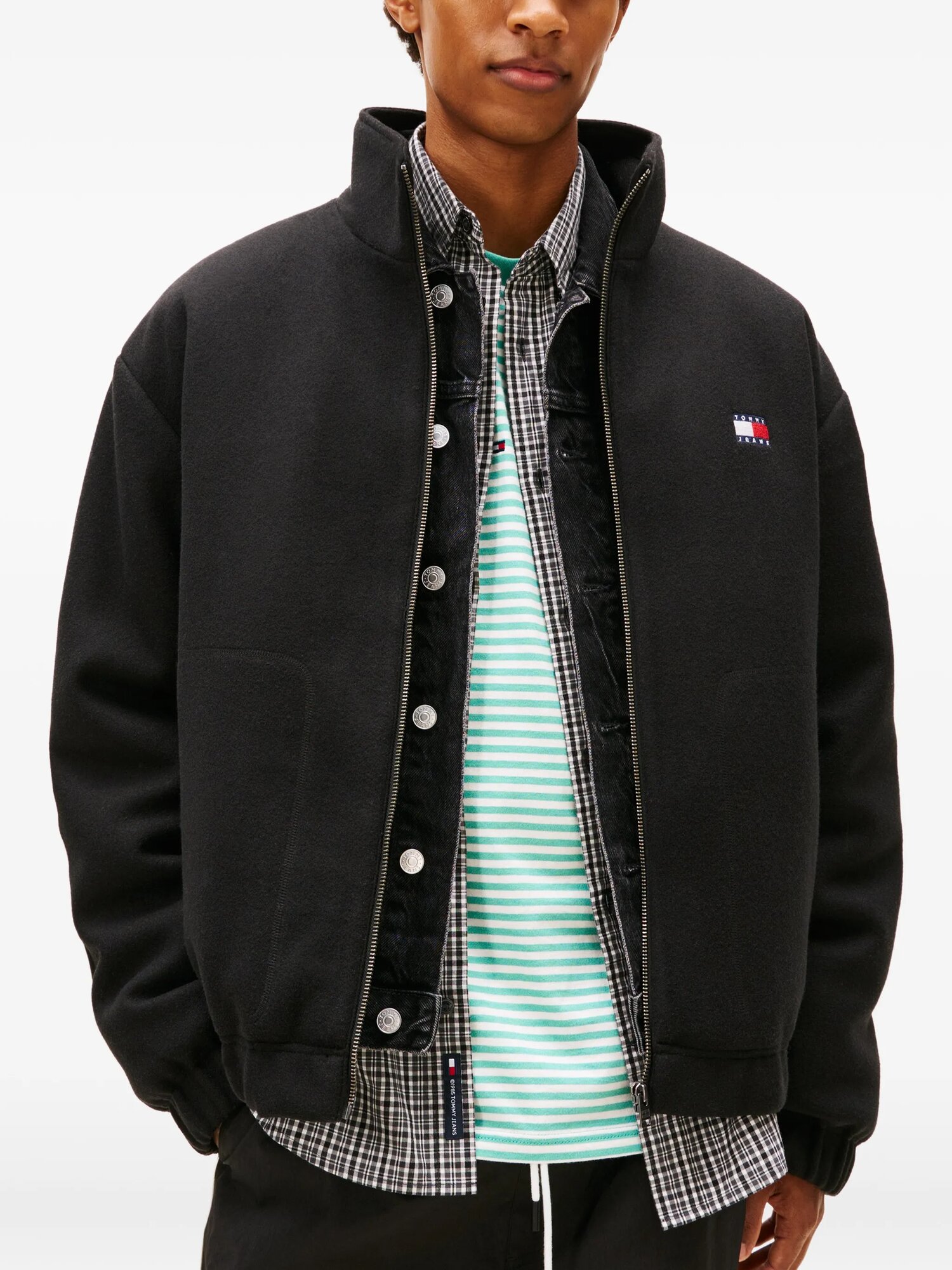 Куртка Tommy Jeans, размер 54 EU, black/black — фото 1