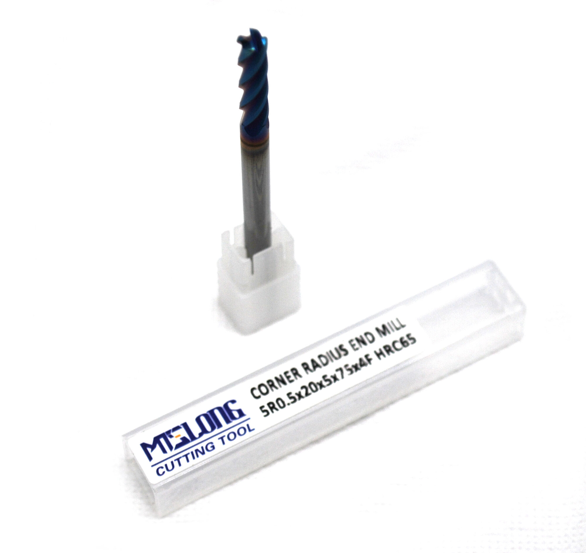 Фреза концевая радиусная твердосплавная D5 мм HRC65 5R0.5x20x5x75x4F