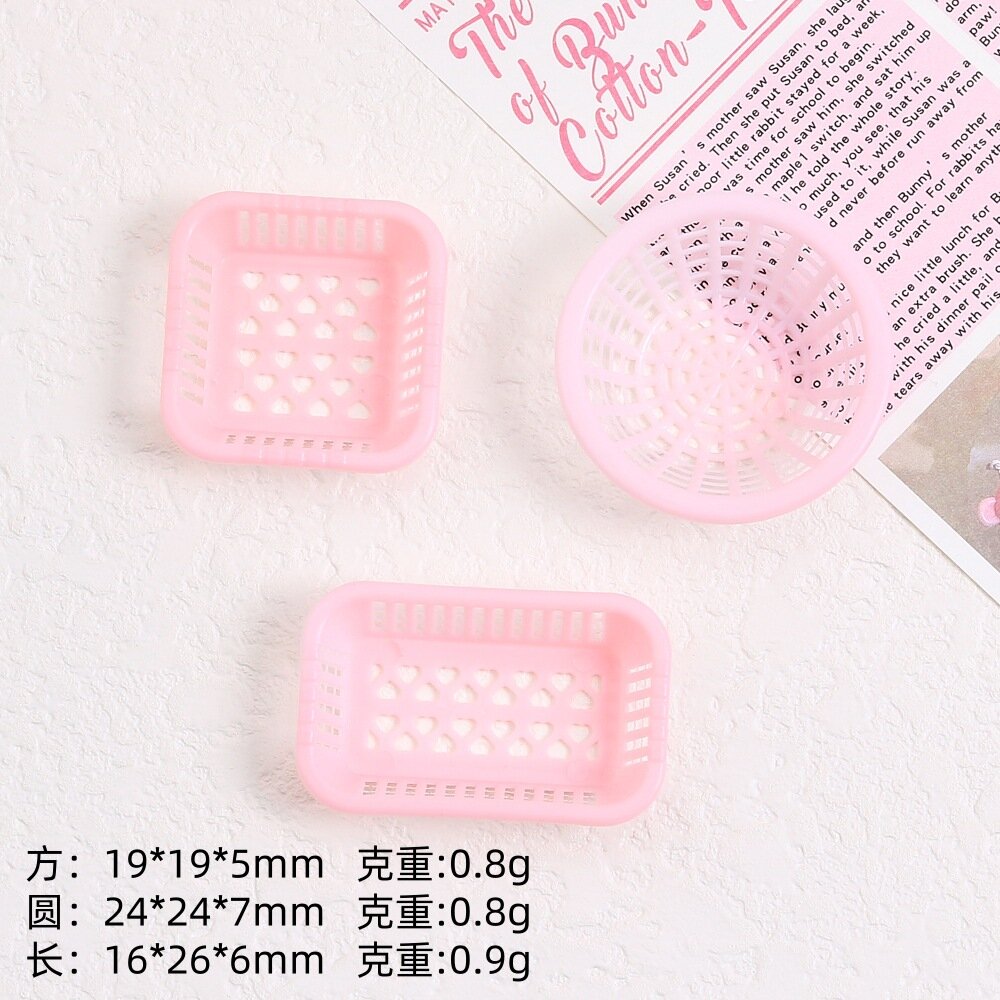 Миниатюрная корзина для овощей, симуляция 3D, ручная работа, DIY, декор для кухни, корзина для слива, аксессуары для фруктов