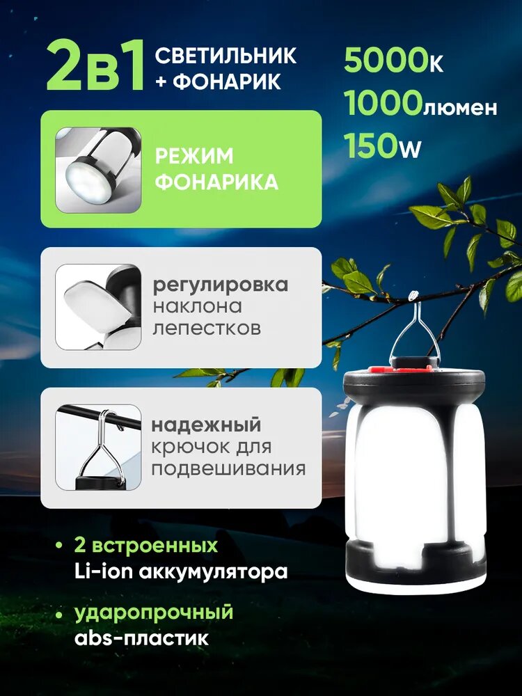 Кемпинговый фонарь — фото 1