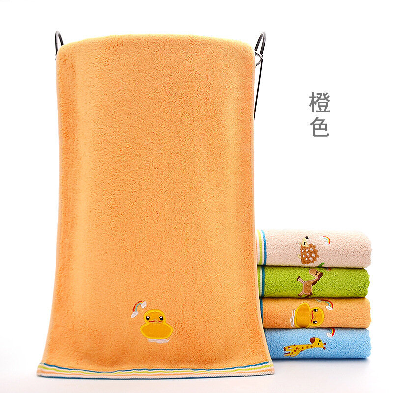5 бамбуковых волокон маленькое полотенце мультфильм детское полотенце 50*25 см бамбук хлопок вышитые детский сад