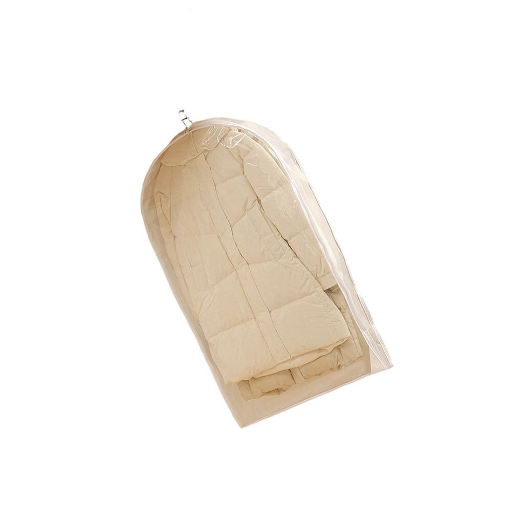 Сжимаемый пакет для хранения одежды из ткани PEVA, Белый - S