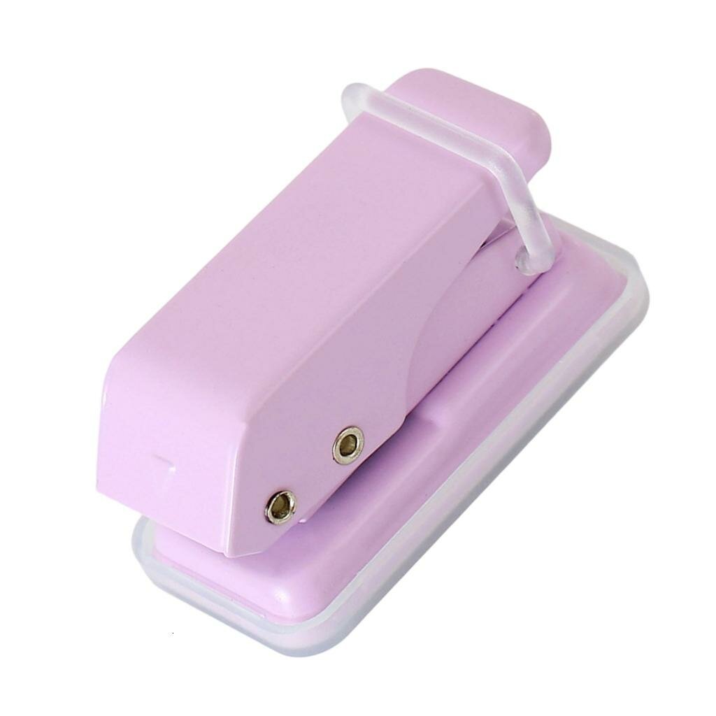 Перфоратор ручной однодырочный металлический с пластиковым корпусом, Фиолетовый