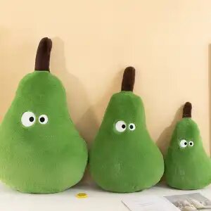 Большая груша-кукла, креативная прикроватная супермягкая плюшевая игрушка с фруктами, автомобильная подушка для дивана для студентов