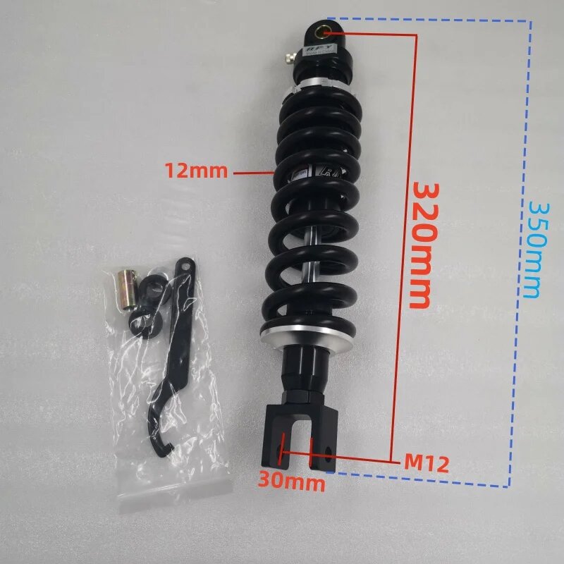 Мотоциклетный амортизатор 1000 фунтов 310 мм 320 мм для Kawasaki VN800 ZR7 YAMAHA MT07 FZS600 HONDA VFR800 CBX750 CB600 SUZUKI GSX1100 320-30AM12