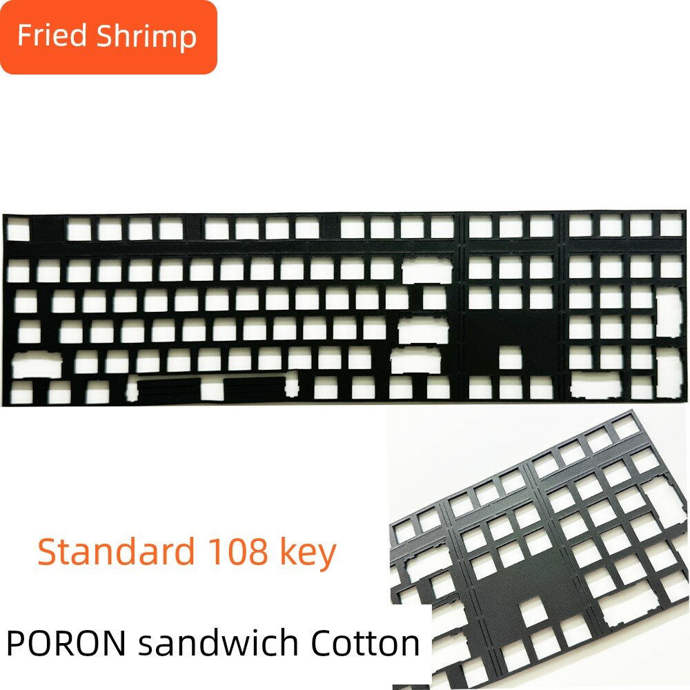 Индивидуальные кейкапы в виде жареных креветок для механических клавиатур, совместимые с раскладками 64/87/108,
