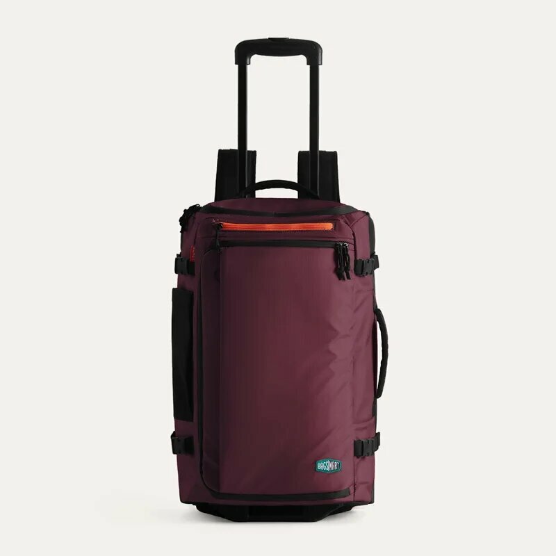 Роликовый чемодан BAGSMART 43L Burgundy Red