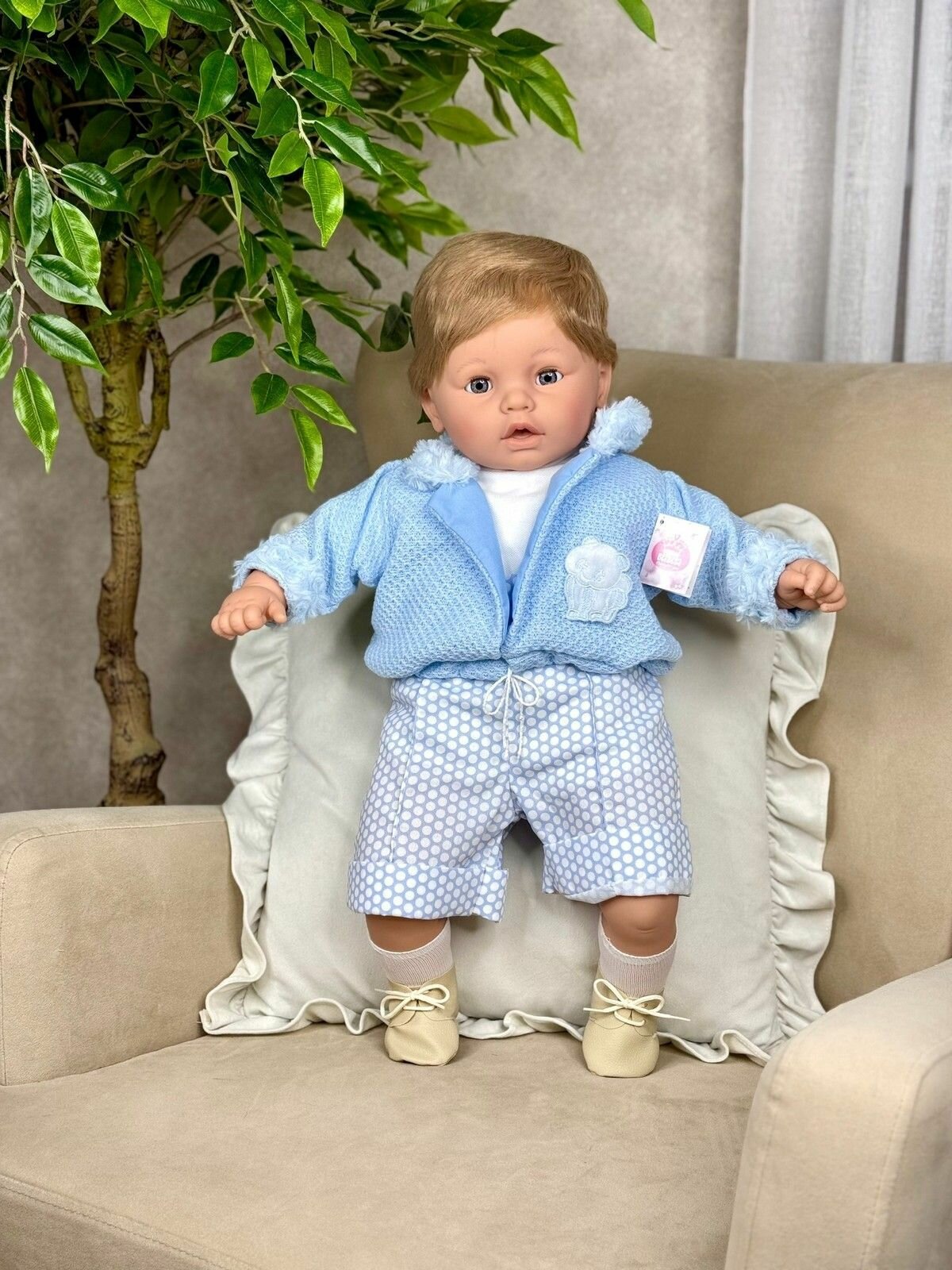 Кукла Berbesa мягконабивная 62см Dulzon