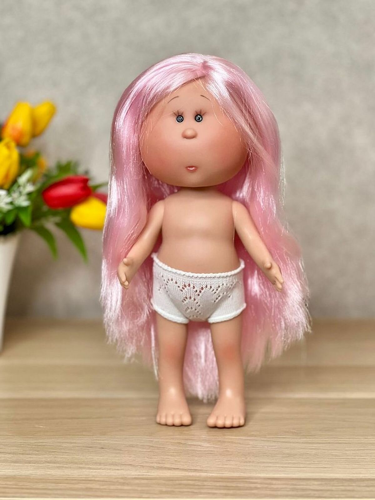 Кукла для девочки виниловая 30 см Мия без одежды (3000W4A)